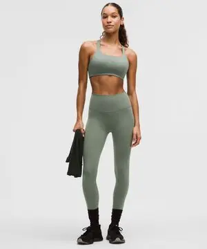 Lululemon Wunder Train High-rise Tight 25" Willow Leaf