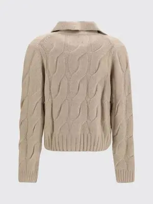 ALLUDE Cashmere And Silk Cardigan With Classic Collar And Button Closure - Olive
