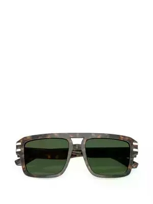 Dolce & Gabbana Tortoiseshell-effect Geometric-frame Sunglasses