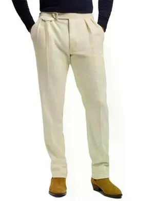 Ralph Lauren Purple Label Gregory Pleated Wool Trousers