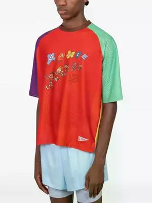 ALEX ZONO Graphic-print Raglan-sleeve T-shirt