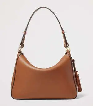 ASPINAL OF LONDON Grained Leather Ella Shoulder Bag