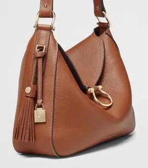 ASPINAL OF LONDON Grained Leather Ella Shoulder Bag