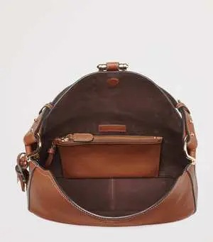 ASPINAL OF LONDON Grained Leather Ella Shoulder Bag