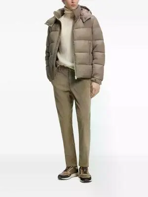 BOSS Panelled Leather Sneakers