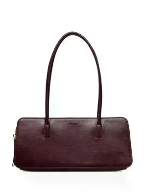POLLINI Lady Logo-debossed Leather Tote Bag - Red