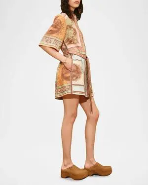 ALEMAIS Alberta Mini Shirtdress