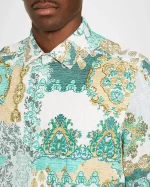 Robert Graham Apos;s Fairbank Embellished Long-sleeve Shirt - Multi