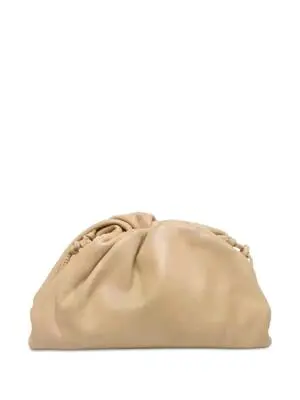 Bottega Veneta 2012-2026 Lambskin The Mini Pouch Crossbody Bag - Neutrals
