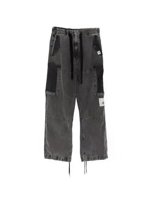 Mihara Yasuhiro Cotton Satin Cargo Pants