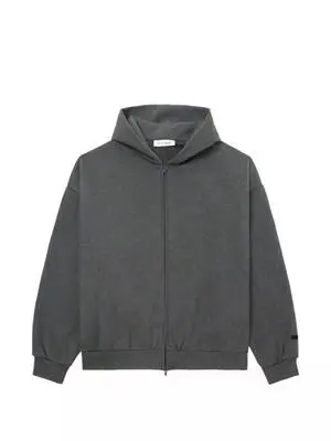 Fear Of God Logo-embossed Zip-up Hoodie