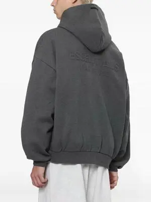 Fear Of God Logo-embossed Zip-up Hoodie