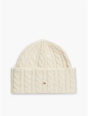 Tommy Hilfiger Lightweight Cable Knit Beanie