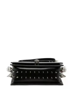 Alexander McQueen 2023 Small Smooth Calfskin Skull Biker Crossbody Bag