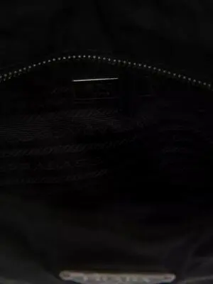 Prada 2013-2026 Vitello Trimmed Tessuto Tote Bag
