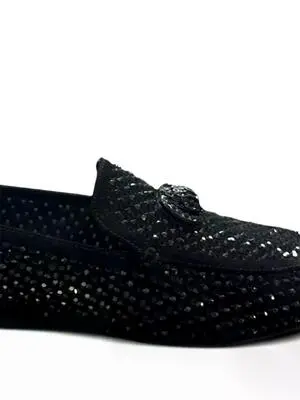 Kurt Geiger Crystal-embellished Loafers