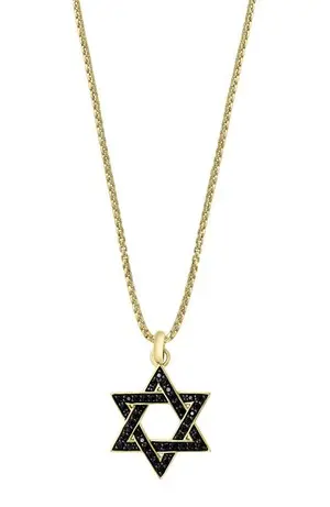 EFFY Sapphire Star Pendant Necklace