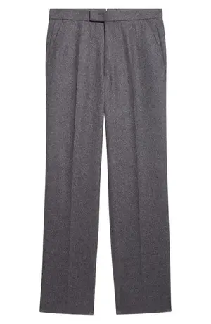 TOM FORD Flat Front Wool & Cashmere Felt Trousers