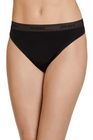 JOCKEY Worry Free Microfiber Light Absorbency Thong