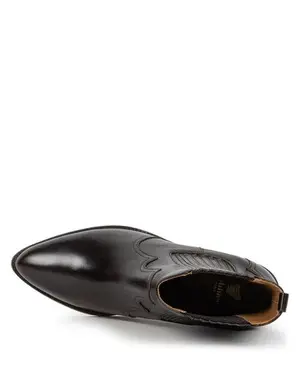BOBBIES Dakota Flat Ankle Boots - Espresso