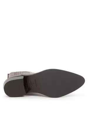 BOBBIES Georgia Flat Ankle Boots - Brandy