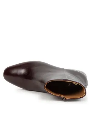 BOBBIES Janis Flat Ankle Boots - Cabernet