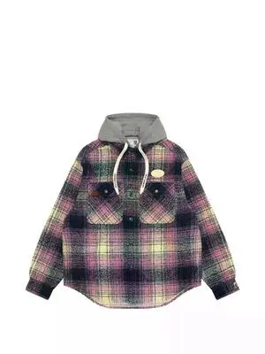 AAPE BY *A BATHING APE Plaid Hooded Shirt