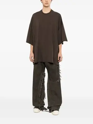 Rick Owens Distressed Wide-leg Jeans