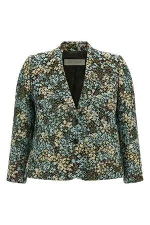 Dries Van Noten Bamis' Floral Jacquard Blazer - Multi