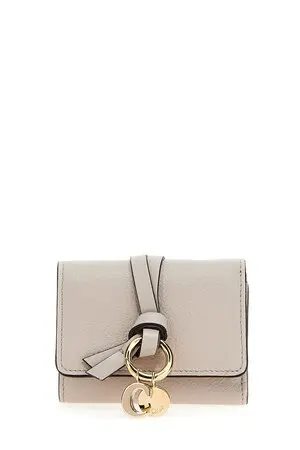 Chloé Mini Tri Fold' Wallet - Gray