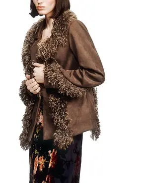 Anna Sui Faux Suede Jacket