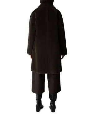 Eileen Fisher Classic Collar Raglan Sleeve Coat