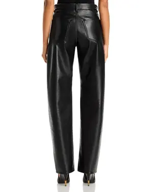 Paige Emilie Leather Blend Novelty Waist Jeans