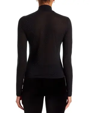 Paige Ursula Embellished Mock Neck Top