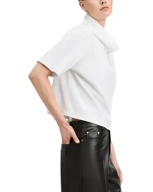 Derek Lam 10 Crosby 10 Crosby Jonathan Jersey Funnel Neck Tee