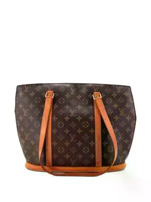 LOUIS VUITTON Babylone Handbag Monogram Canvas Tote Bag