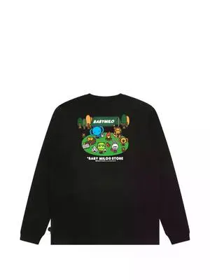A BATHING APE Baby Milo Long-sleeve T-shirt - Black