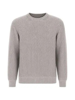 Paul & Shark Ribbed-knit Crew-neck Sweater By