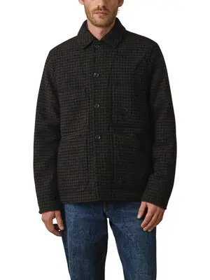 Paul Smith Dogtooth Wool-blend Chore Jacket