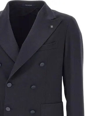 Tagliatore V-neck Double Breasted Jacket
