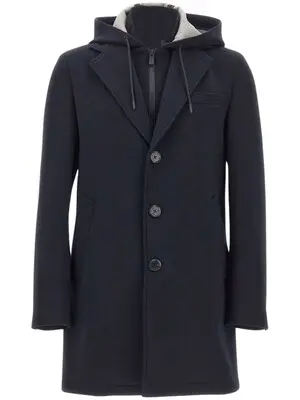 MANUEL RITZ Manuel Ritz Hooded Bib Insert Coat Manuel Ritz