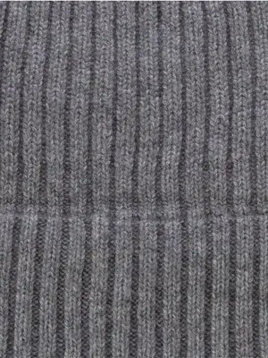 RIVIERA CASHMERE Rib Knit Beanie 3