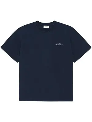LES DEUX Signature T-shirt - Blue