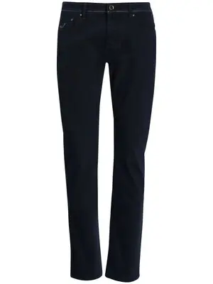 JACOB COHEN Jacob Cohen Contrast-Stitching Cotton Trousers