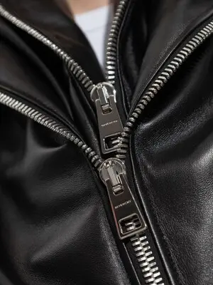 Givenchy Leather Bomber Jacket