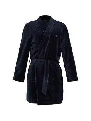 Emporio Armani Bath Robe - Blue