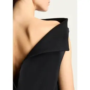 Balenciaga Vareuse Structured Sleeveless Mini Dress - Black