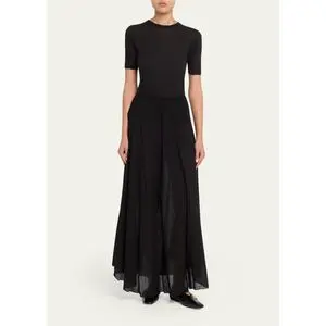 All Three Elysia Cotton Maxi Skirt - Black