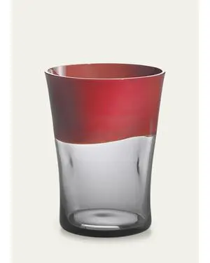 NASONMORETTI Dandy Water Glass, 19.8 Oz - Red