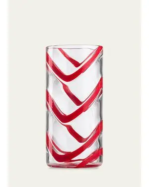 NASONMORETTI Cyrcus Highball Glass, 15.2 Oz - Red